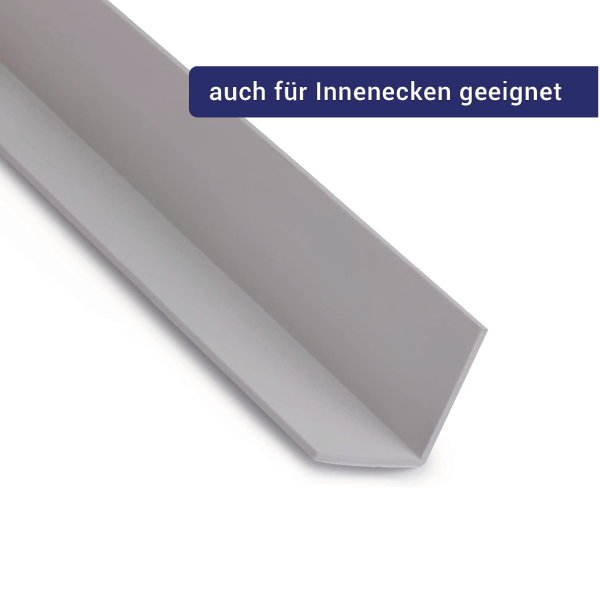 Winkelleiste PVC Schwarz / Winkelprofil Eckschutzprofil für Kanten & F ...